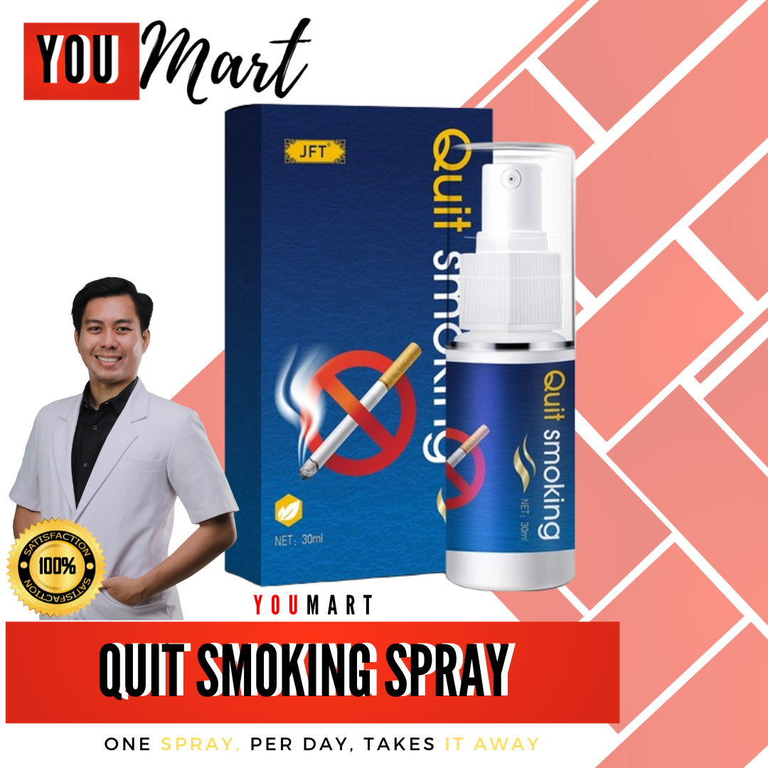 Quit Smoking Spray: 100% Natural Quick Anti Smoking Anti-Anxiety ...