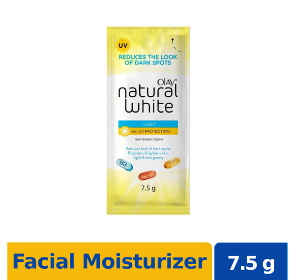Olay Natural White Day Cream Light Resealable Sachet 7.5g | Lazada PH