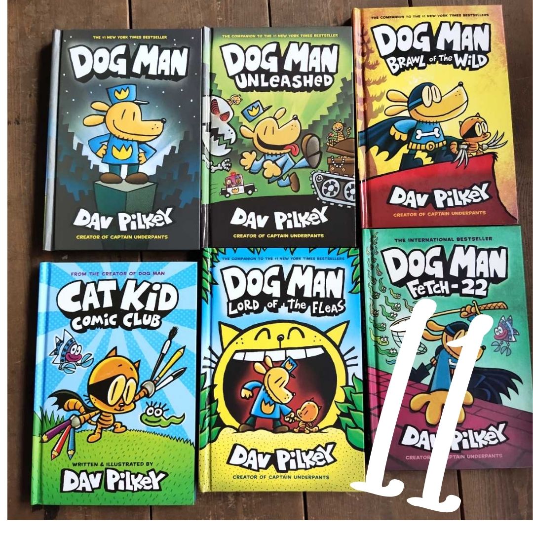 Dog Man set of 11 hardcover books (papers are not glossy) | Lazada PH