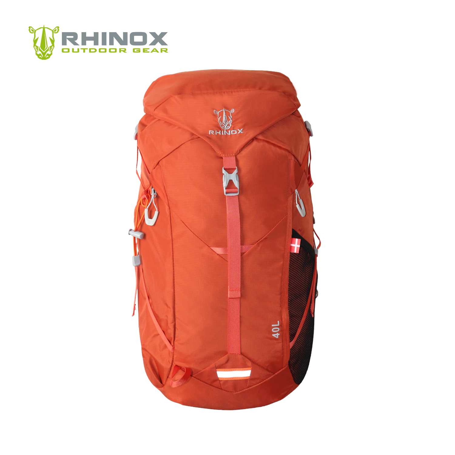 Rhinox 212 Mountaineering Bag With Fixed Back Steel Frame | Rain Cover ...