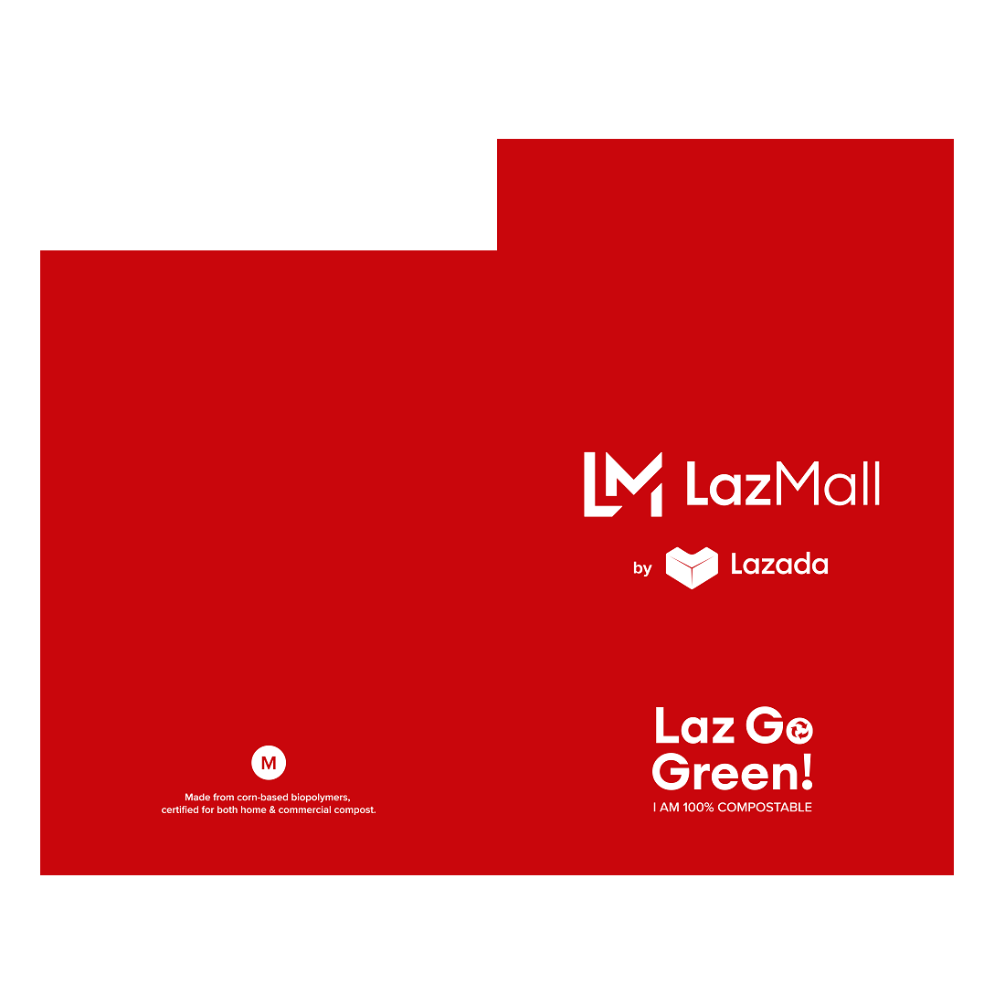 Compostable LazMall Medium Pouches w/o Sleeve Set of 200 | Lazada PH