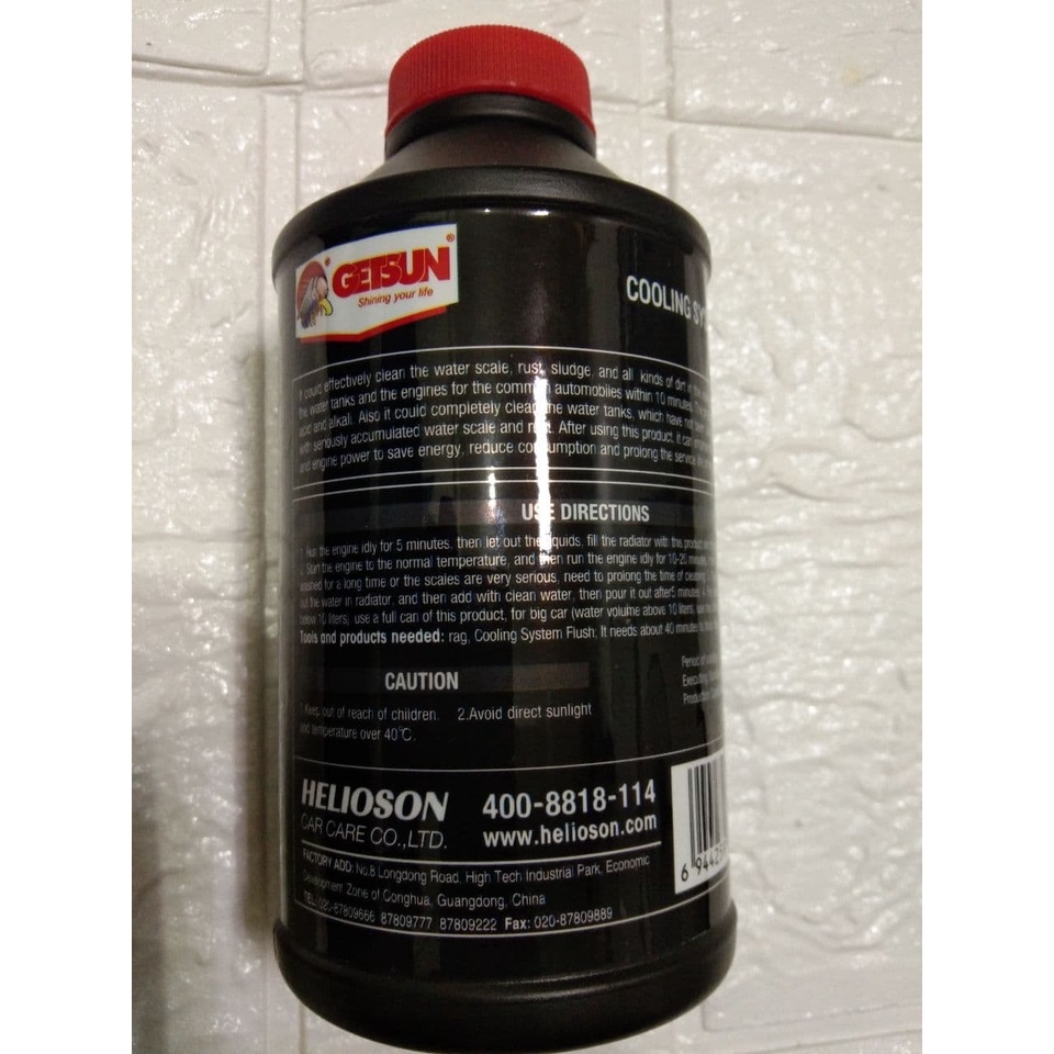 DAuto Getsun Car Care Radiator Flush Cooling System Flush Cleaner 354 ...