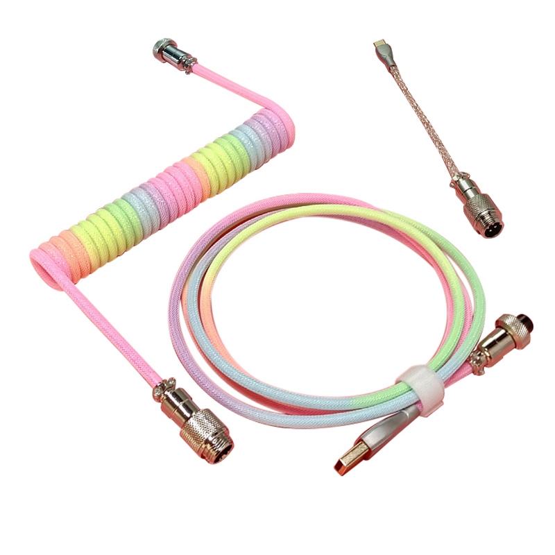 Mechanical Keyboard Cable Airline Cable USB Charging Cable Spring Cable ...