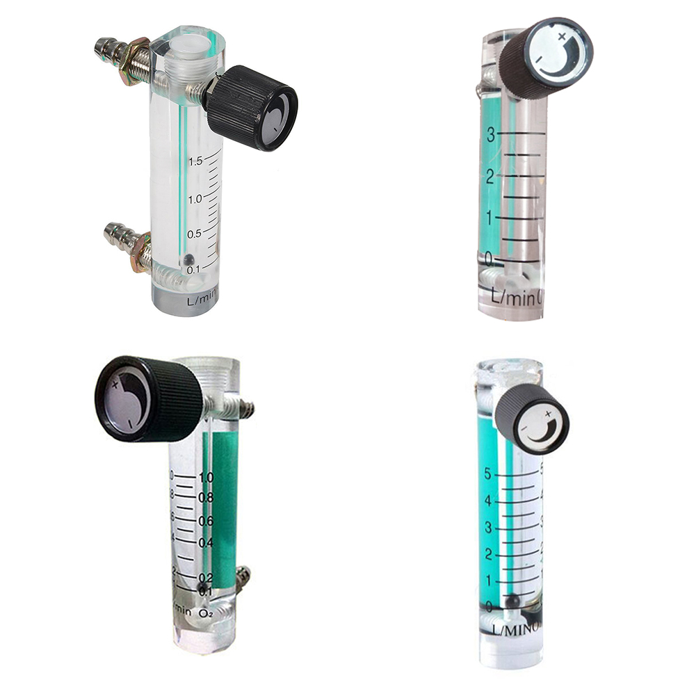 0.1-5LPM 1L Oxygen Flow Meter Flowmeter with Control Valve for Oxygen ...
