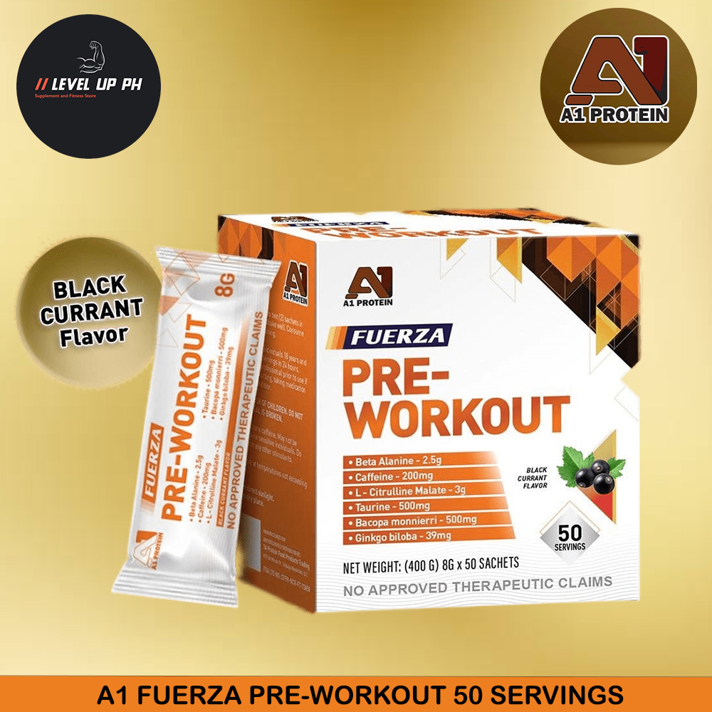 A1 PROTEIN FUERZA PREWORKOUT 50 SERVINGS | Lazada PH