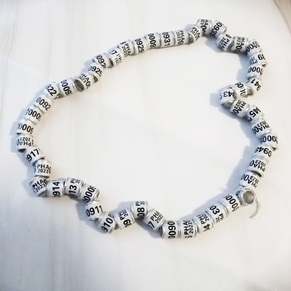 50 Pcs 2023 PHA Pigeon Foot Rings PHA ring 8mm Parrots Leg Rings Birds ...