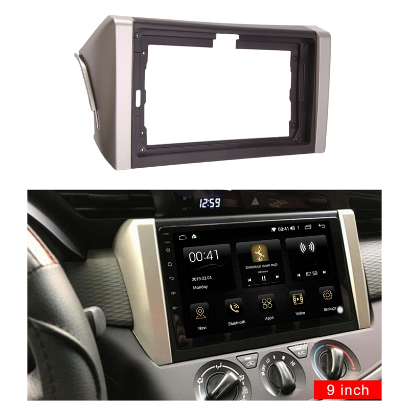 Car Radio Fascia for Toyota Innova 16-18 RHD DVD Stereo Frame Plate ...