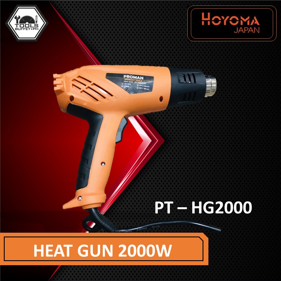 PROMAN HEATGUN 2000W PT-HG2000 | Lazada PH