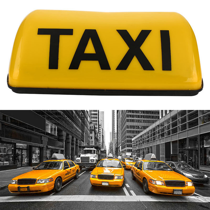 Shine Taxi Sign Cab Roof Top Topper Car Magnetic Sign Lamp 12V LED ...