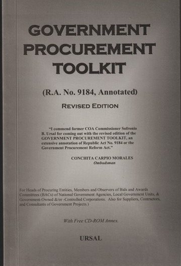 Government Procurement Toolkit (R.A. No. 9184 Annotated) Revised Edition | Lazada PH