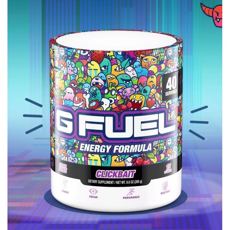 G FUEL Energy Formula - Tubs (40 Servings) - Gfuel Gamer Energy Drink ...