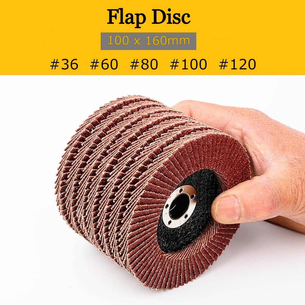 (Per Box/10pcs) Flap Disc #36 ,#60 , #80,#100,#120 | Lazada PH