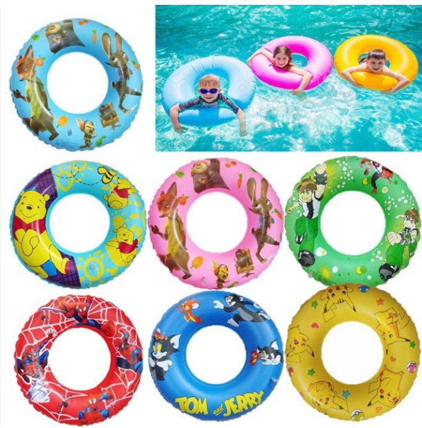 Inflatable Cartoon Swimming Ring Kids Cartoon Swimming Ring Salbabida ...