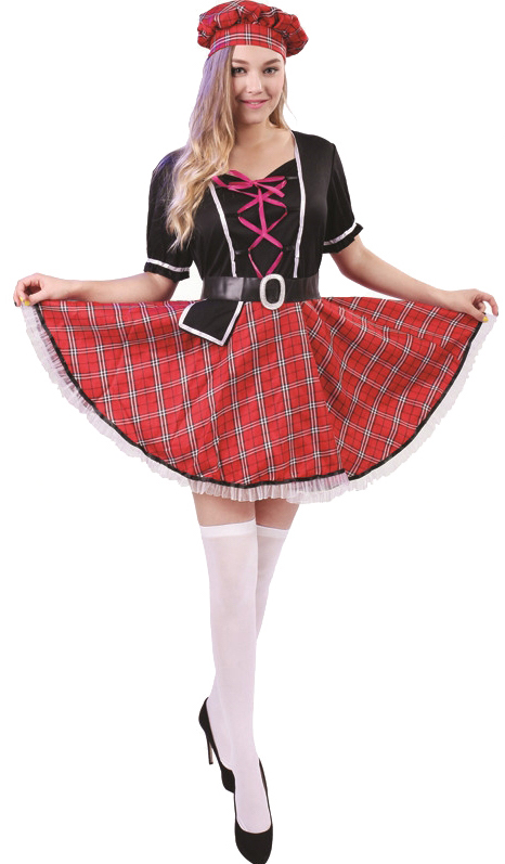 United Nations Scotland Girl Cosplay for Women Adults Scottish National ...