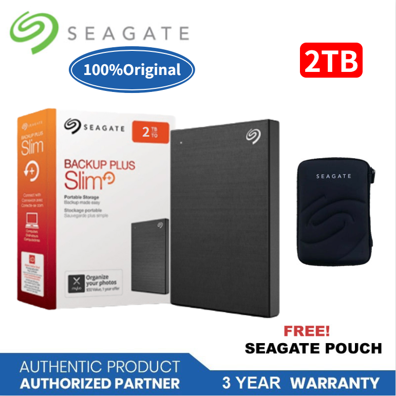 Seagate 1TB 2TB One Touch with Password USB3.0 ; Free Rescue Data ...