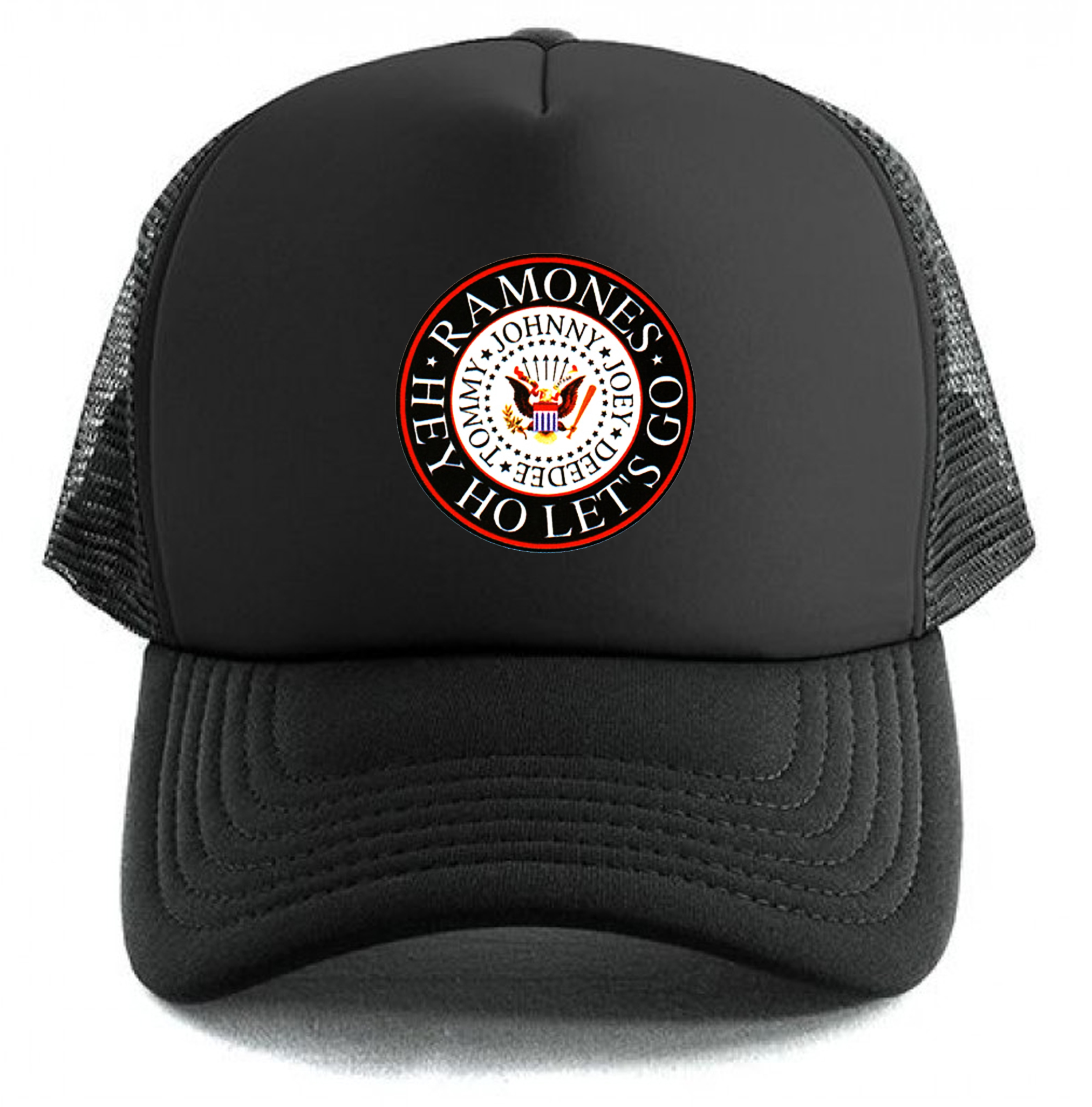 Rock Bands Logo Fashion Hat High Quality Branded Trucker Mesh Net Cap ...