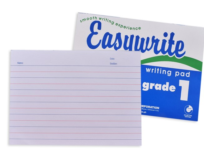 Grade Pad Paper/Writing Pad Paper (Grade 1,2,3 &4 Assorted Brand) 1pad ...