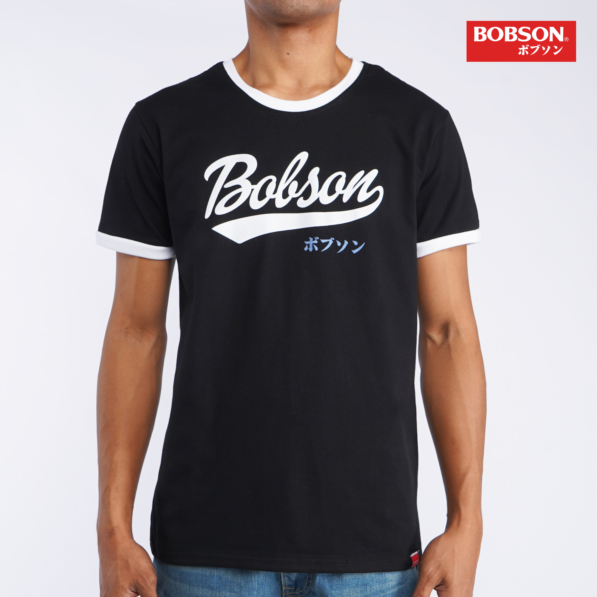 Bobson Men's Basic Tees Slim Fit 122802-U (Black) | Lazada PH