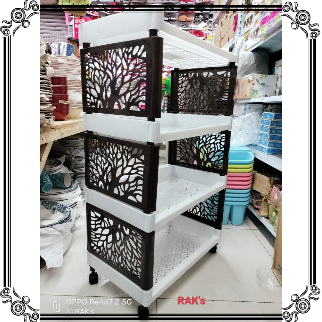 ( und shop ) elegant movable rack 4 layers 4 Layer Gap Kitchen Storage ...