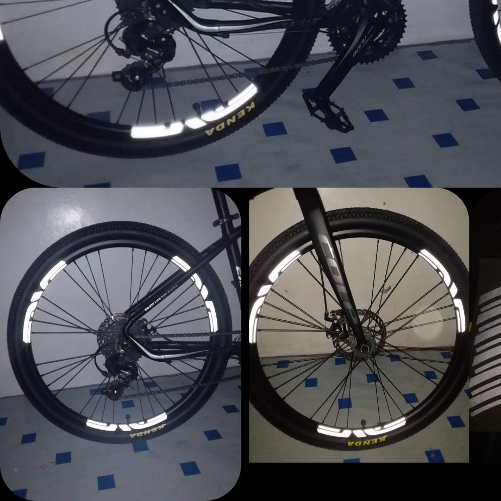 29er rim decals reflective white enve design | Lazada PH