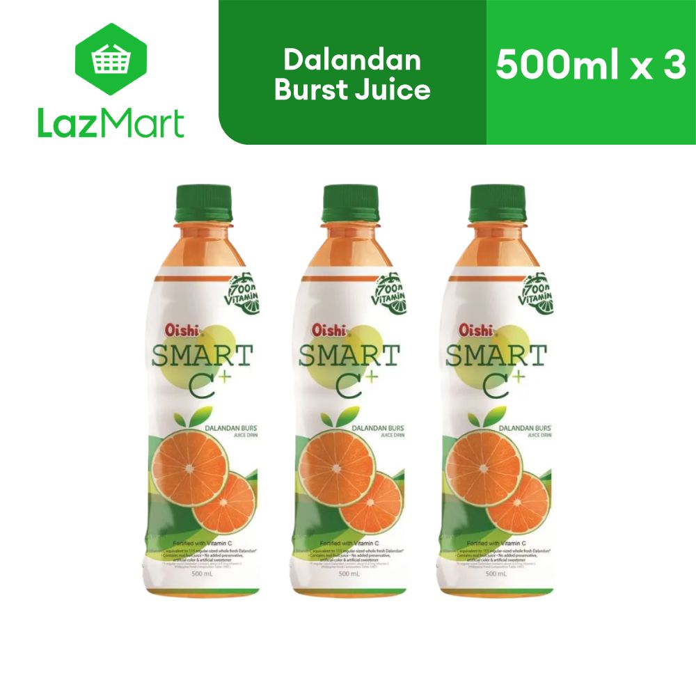 Smart C+ Juice Drink Dalandan Burst Flavor 500ml - Pack of 3 | Lazada PH