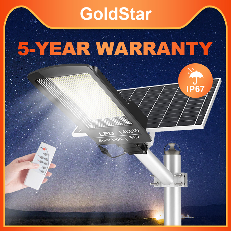 Gold Star LED Solar Street Lights Outdoor Lamp IP67 Solar Lights ...