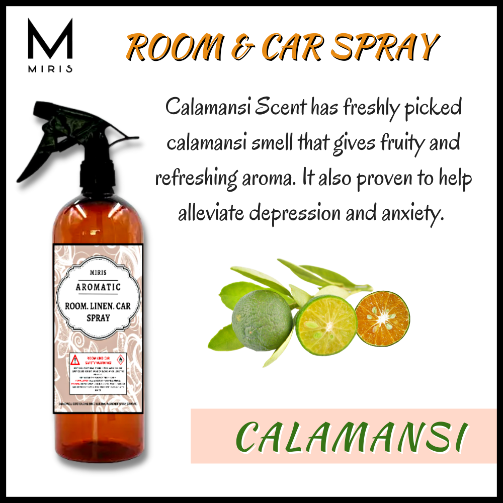 MIRIS Calamansi Scent Room & Car Air Freshener Spray | Lazada PH