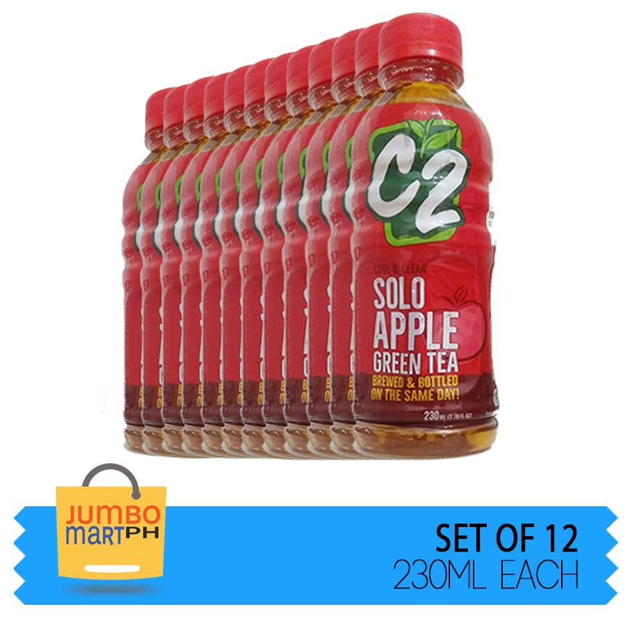 C2 APPLE GREEN TEA SOLO 230ML PACK OF 12 Lazada PH
