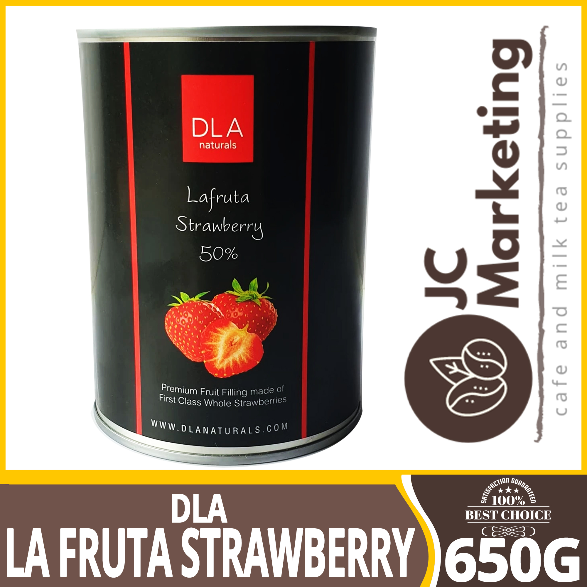 DLA La Fruta Strawberry 650g can use as a pie filling and decoration of ...