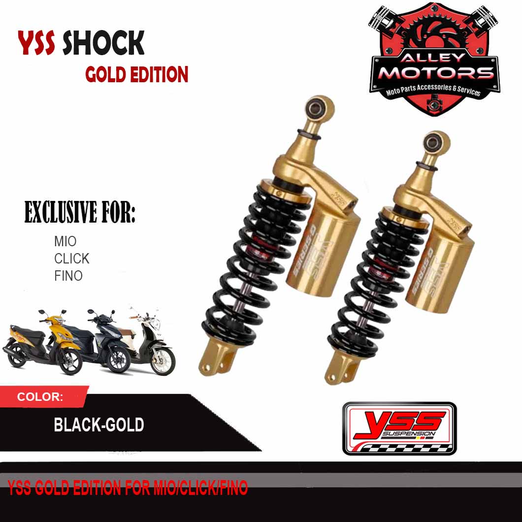 YSS GOLD EDITION SHOCK CLICK/MIO115/FINO By Alley Motors | Lazada PH