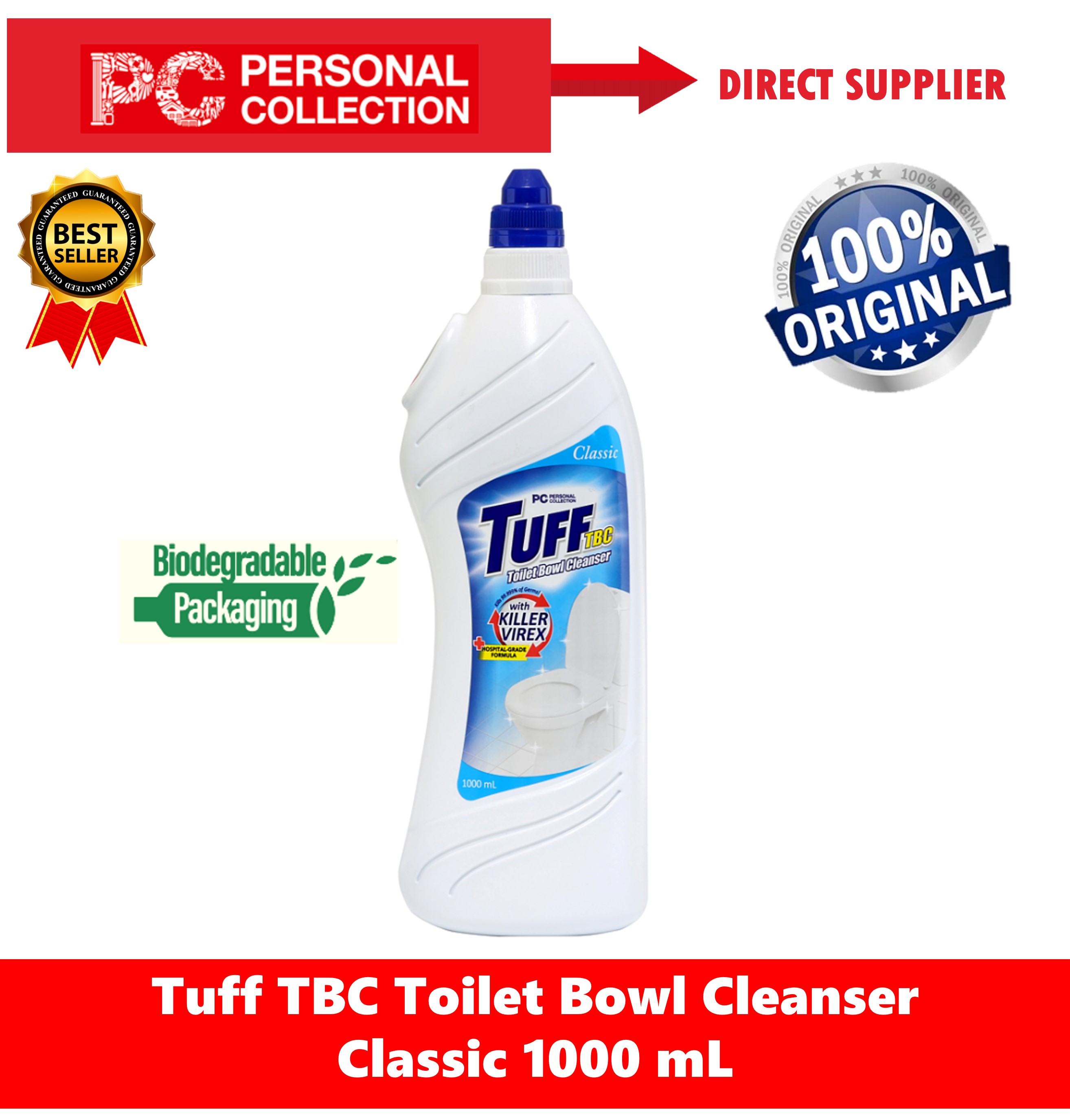 Personal Collection Tuff TBC Toilet Bowl Cleaner Classic - All in ...