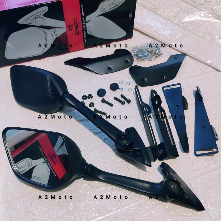 Mutarru SEC NMAX Side Mirror orig for Nmax R25 R3 Aerox PCX Click Mio ...