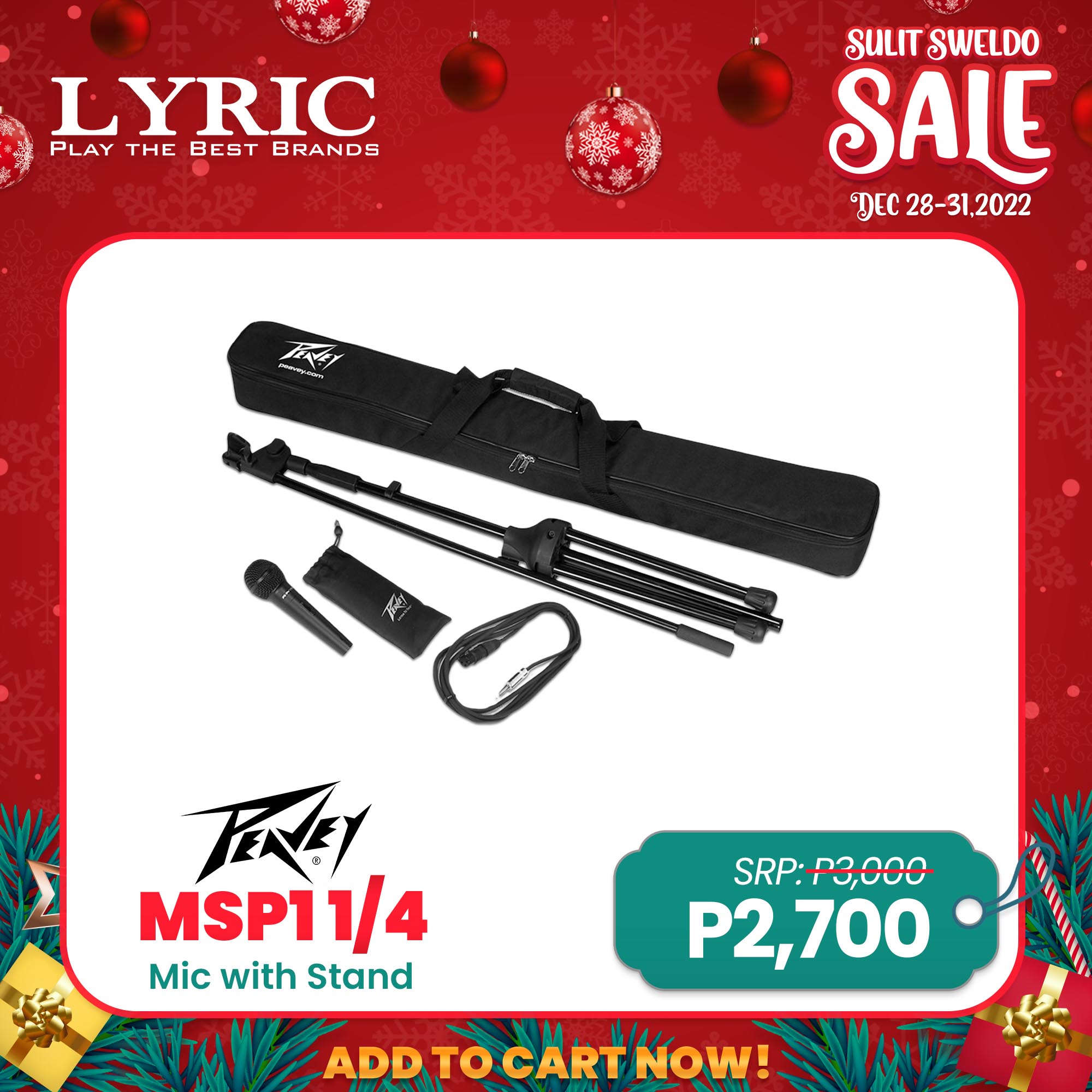 Peavey Mic. Stand PV MSP1 1/4"PV MSP1 1/4" | Lazada PH