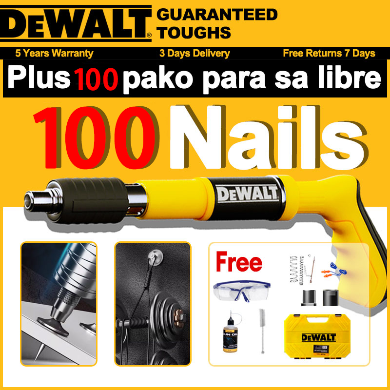 DEWALT Nail Gun Manual Steel Rivet gun Tufting Nail Gun Concrete Wall ...