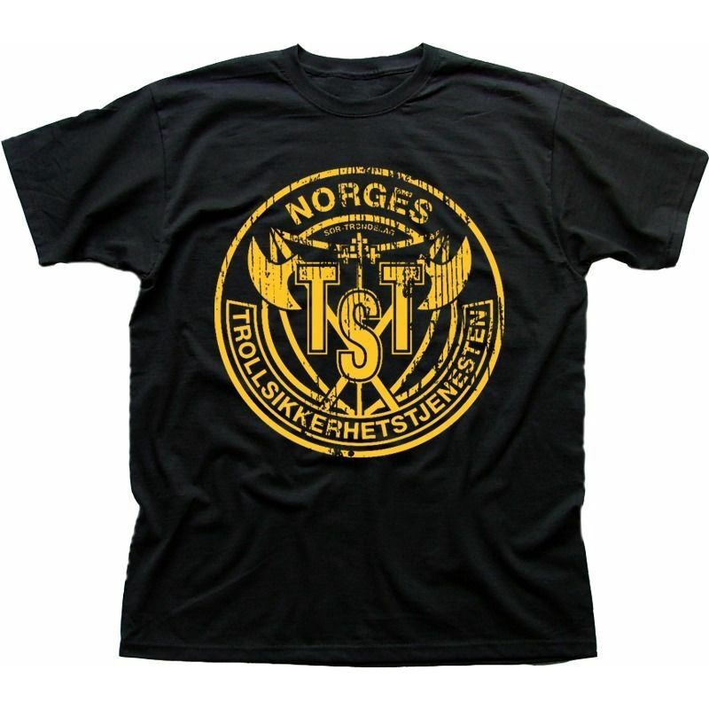 NORGES TROLL SECURITY SERVICE TROLLSIKKERHETSTJENESTEN TOP MEN T-SHIRT ...