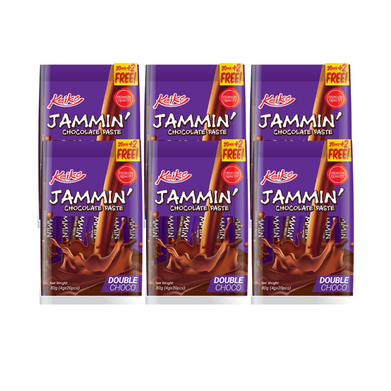 Keiko Jammin Double Choco Paste 80G X 6 packs | Lazada PH