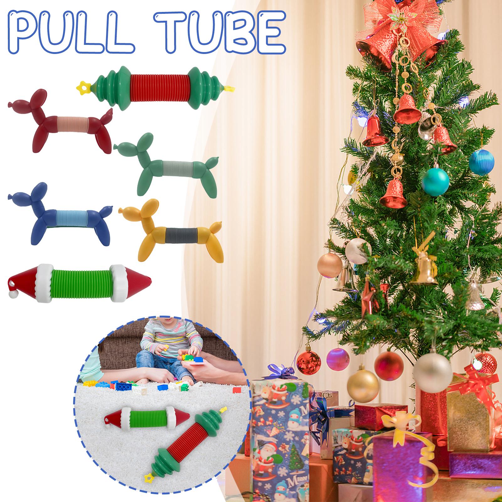 Variety Pull Tube Pop Tube Rich Dog Christmas Decompression Tube ...