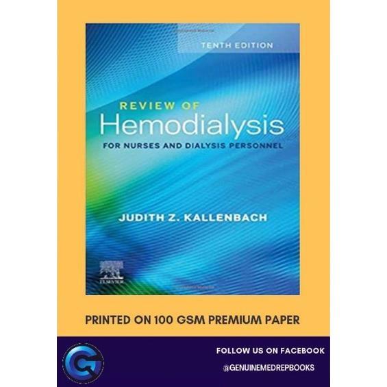 COD REVIEW HEMODIALYSIS FOR NURSES AND DIALYSIS PERSONEL 10TH EDITION ...