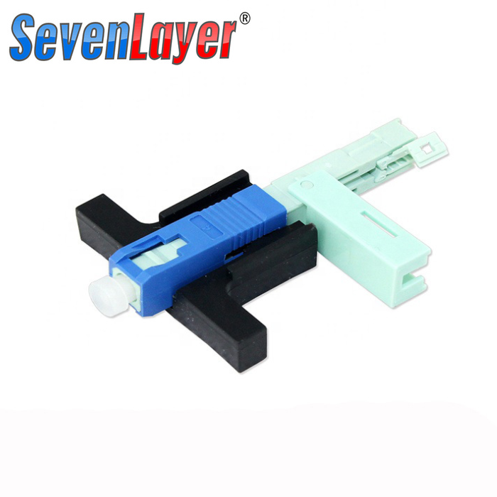 10PCS FTTH SC UPC SC APC Optical Fiber Quick connector butterfly SC ...