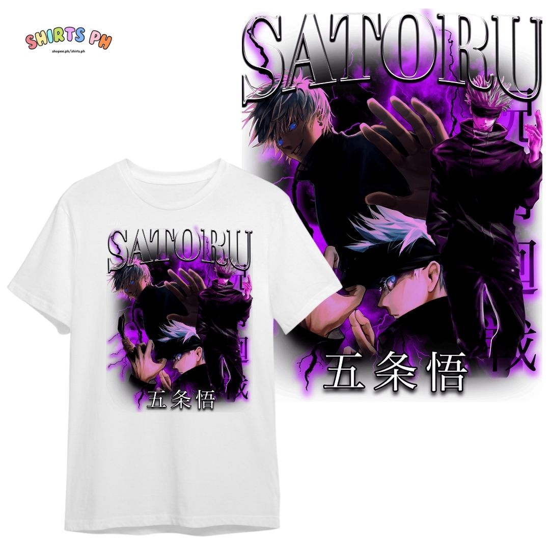 Gojo Satoru Smoke Jujutsu Kaisen Anime Tshirt | Shirts.PH | Lazada PH