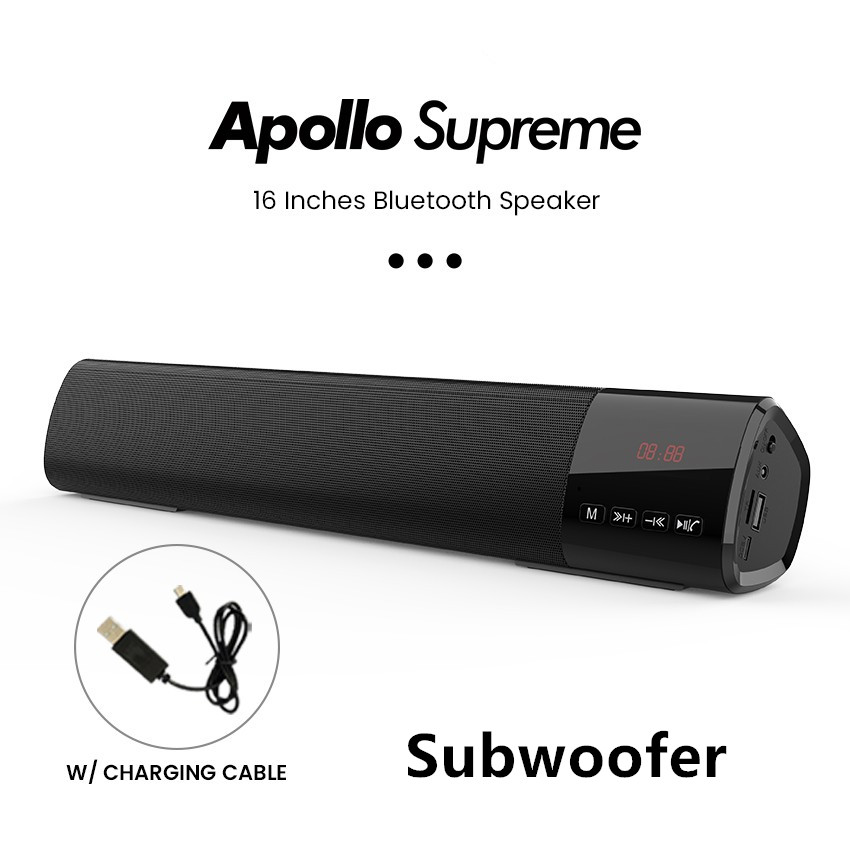 Alpha Apollo Supreme Wireless Bluetooth Speaker Quad Stereo 3D Surround ...
