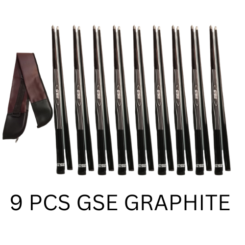 9 pcs For Sale Graphite GSE (Games & Sports Expert) Cue Stick / Tako ng ...