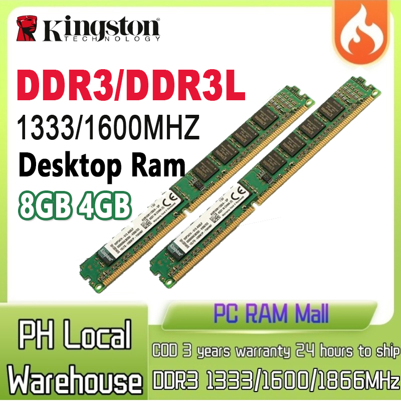 【Local 24H ship】Kingston DDR3 RAM 4GB 8GB 1333MHz 1600MHz 1.5V Ram for ...