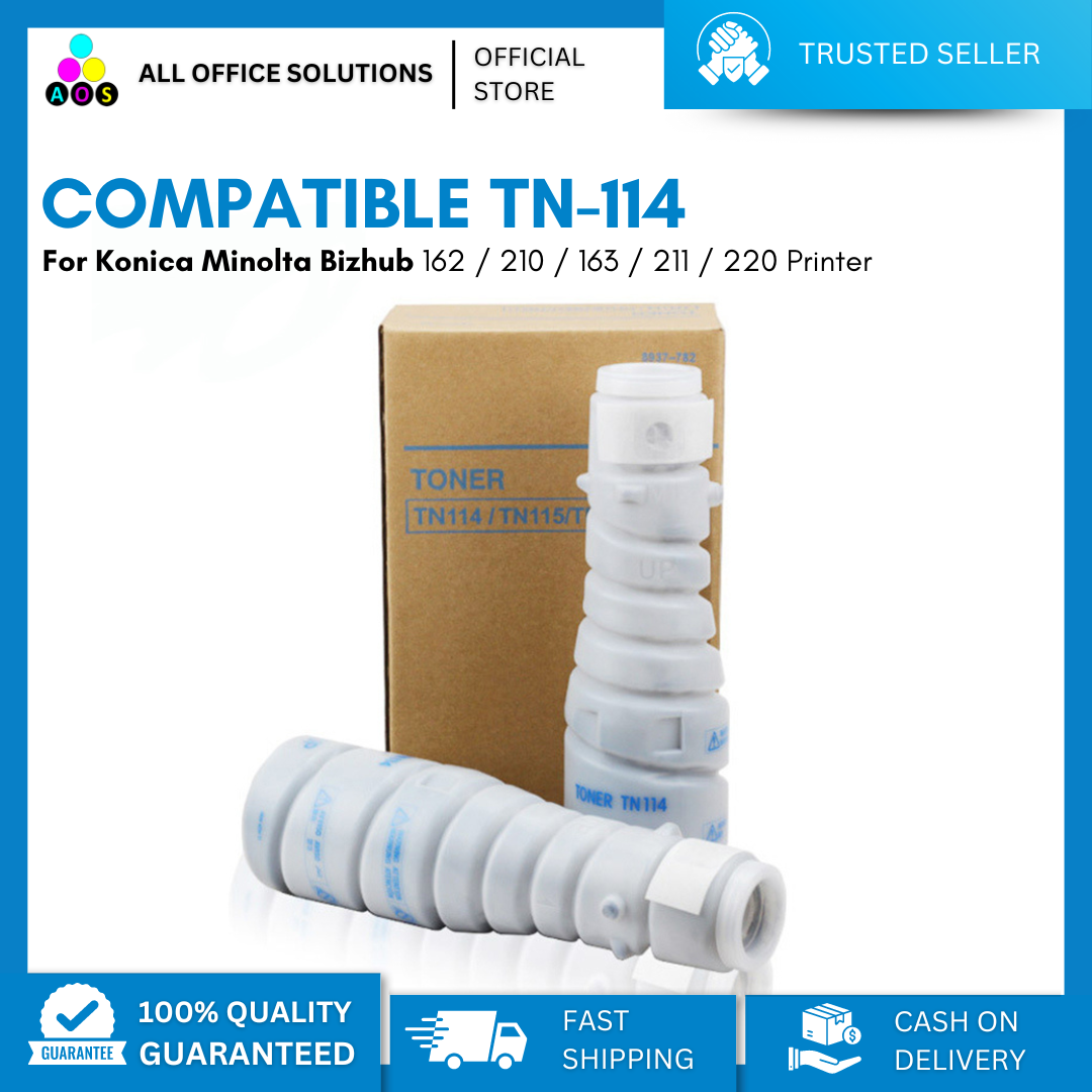TN-114 TN114 TN 114 Toner Cartridge Replacement for Konica Minolta ...