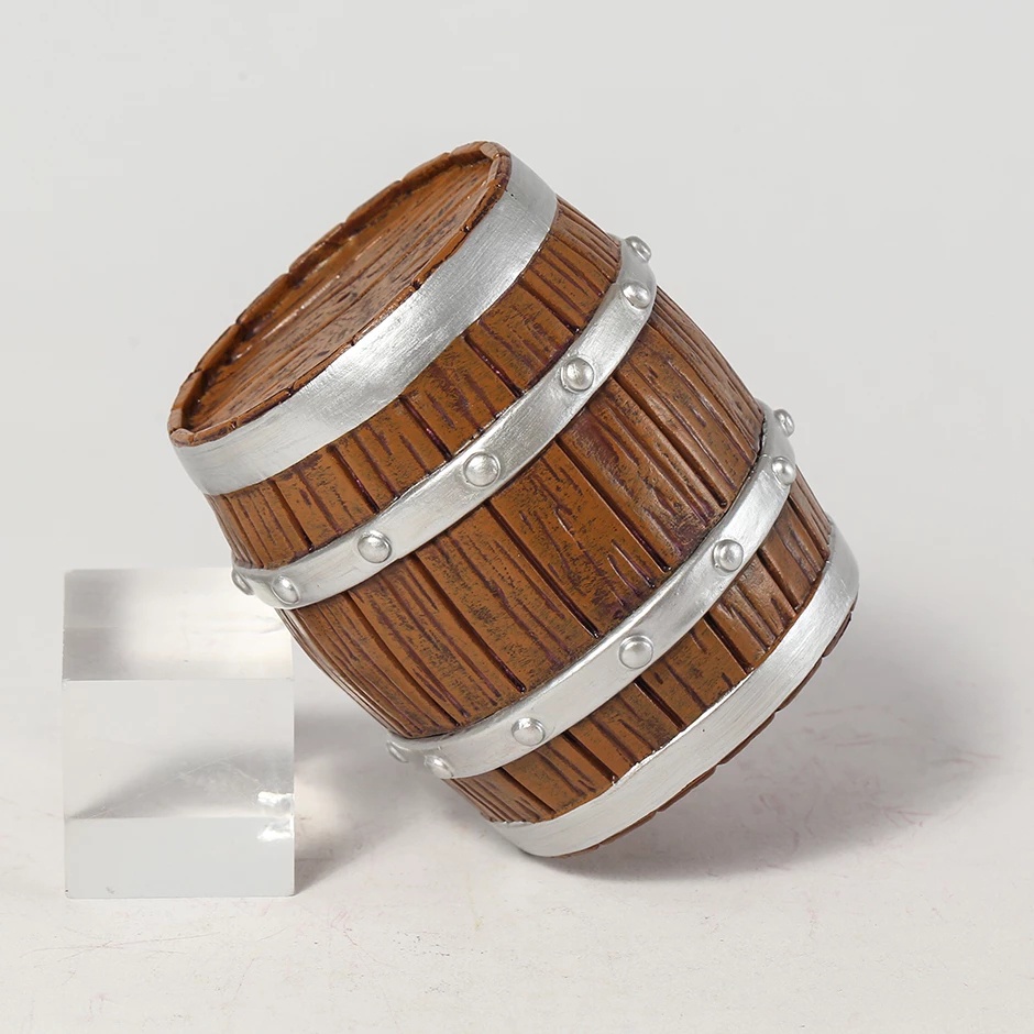 One Piece Ace Wine Beer Barrel Wne Barrel Anime Figure PVC Toy Model ...