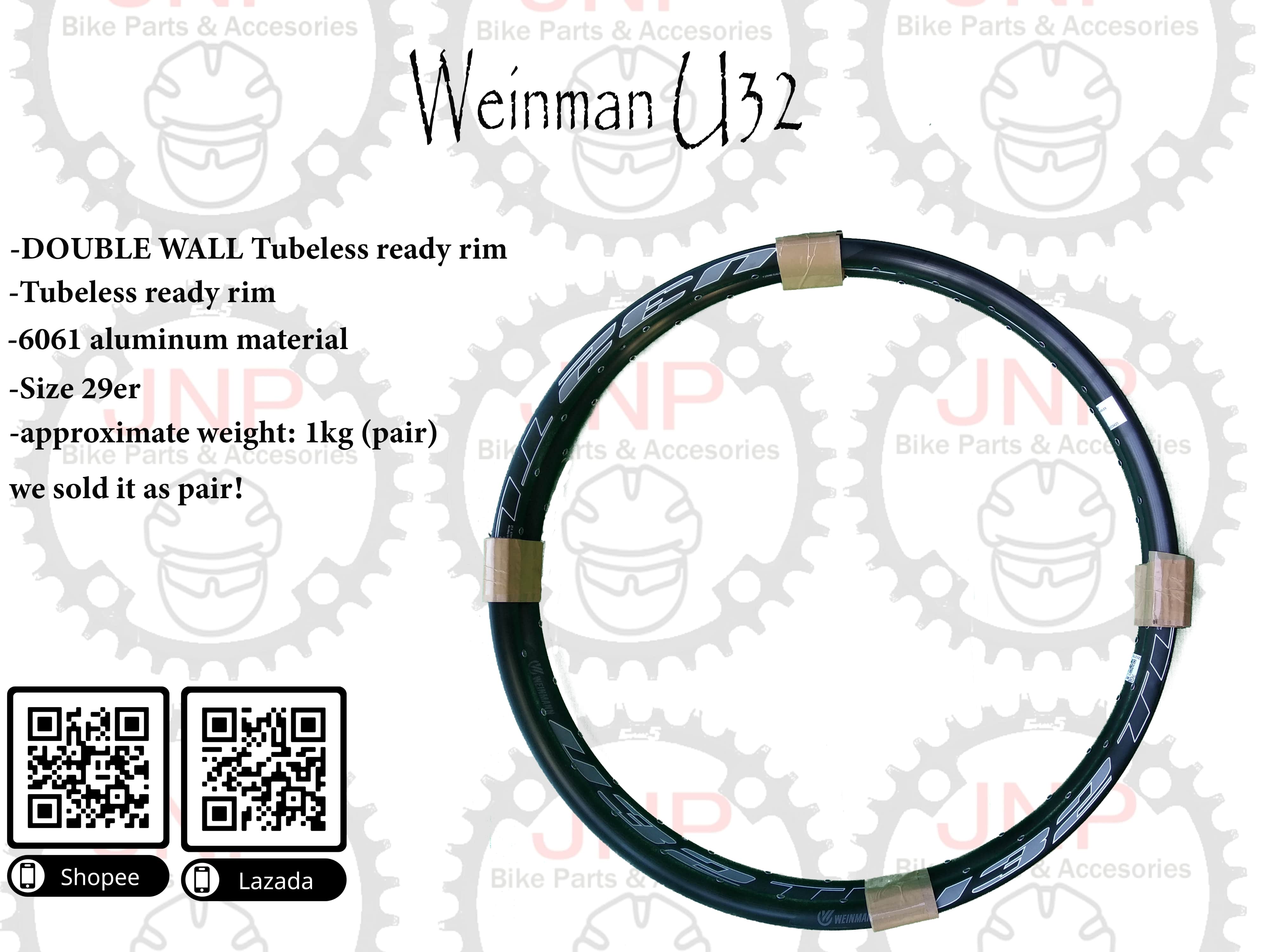 Weinmann U28/32 29/27.5 rims for MTB(sold as pair) | Lazada PH