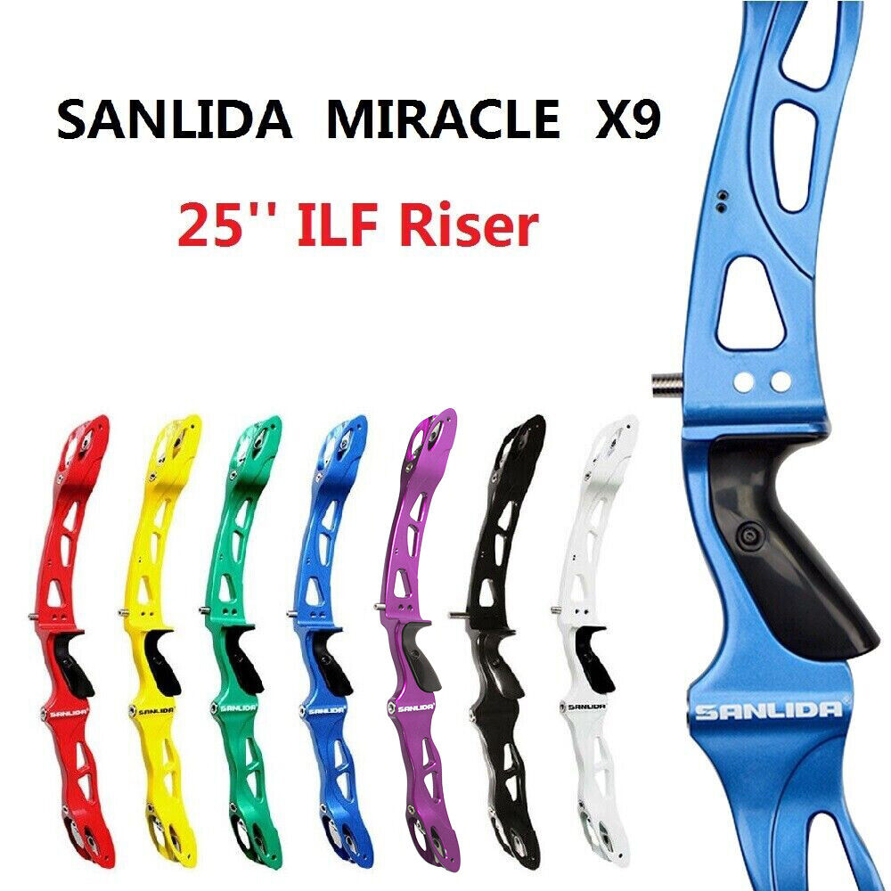 Sanlida X9 25inch Recurve Bow Riser Aluminum ILF Riser for Beginners ...