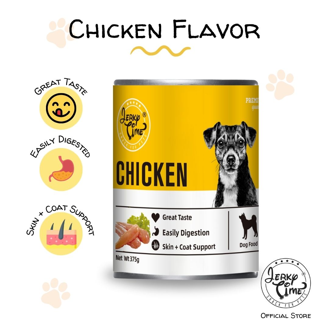 Jerky Time Dog Food with Real Meat 3 Flavors Available Beef, Chicken ...