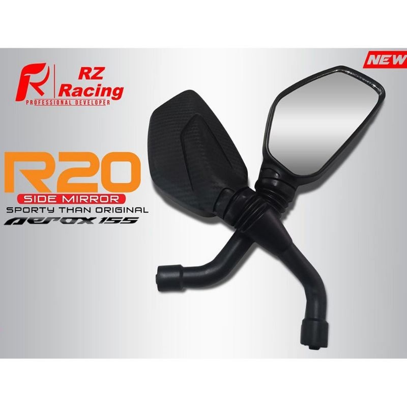 R20 side mirror RZ Racing MHR GMA SEC NEMO VENUS YAMAHA AEROX 155 NMAX ...