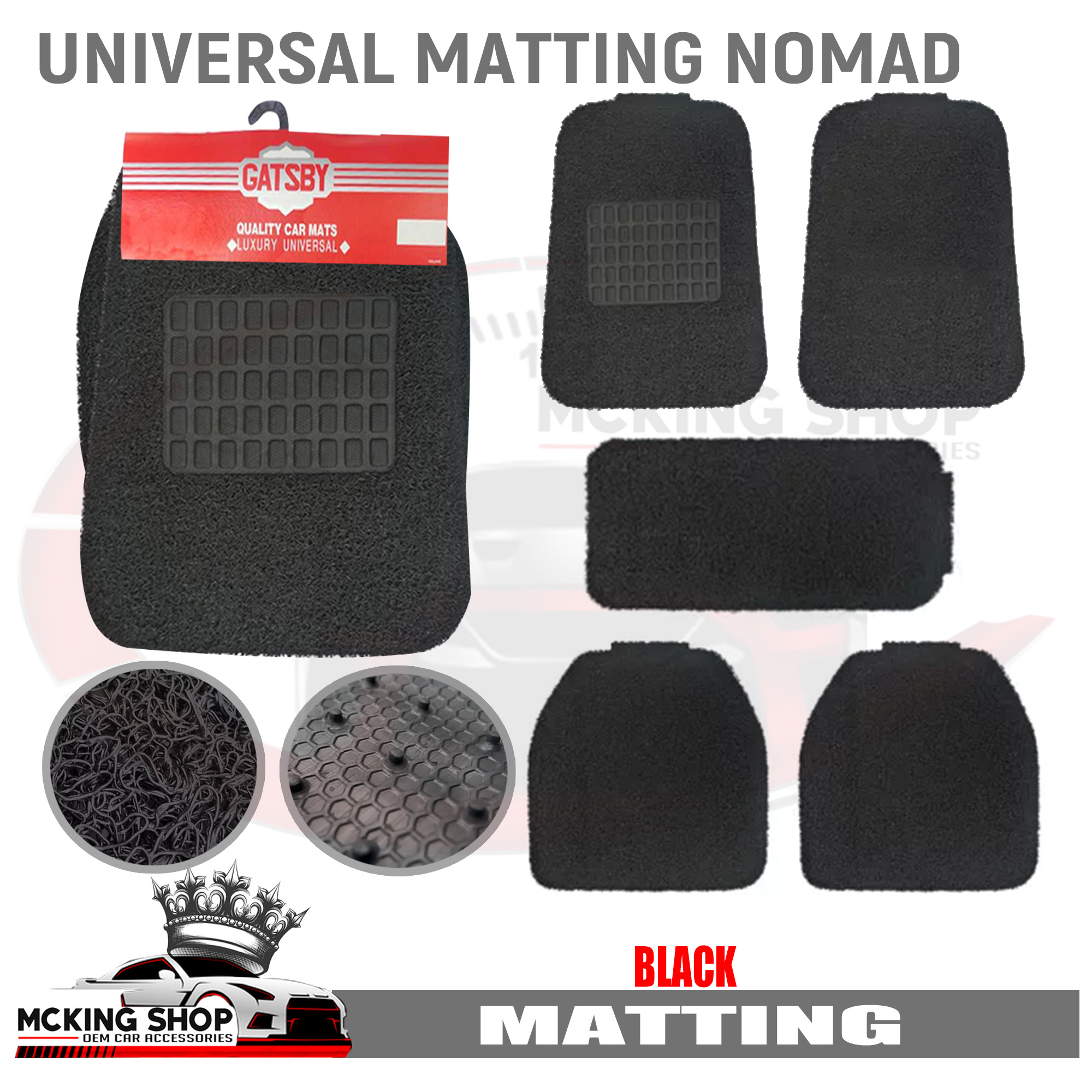 Universal Matting Coil Mat type Nomad (spaghetti) for Cars 5pcs/set ONE ...